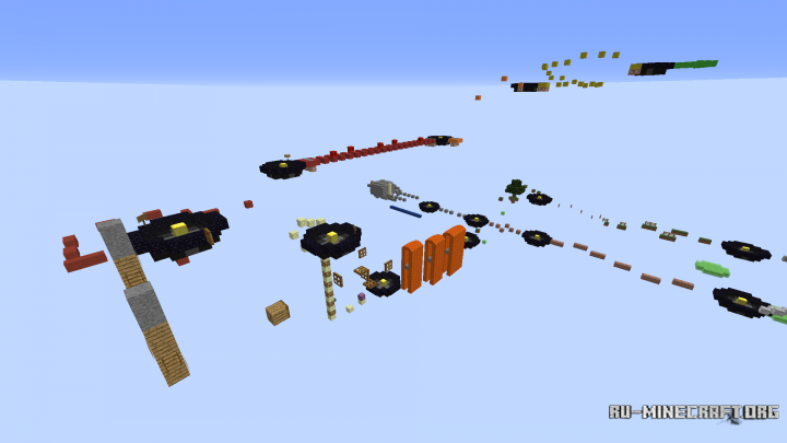 Скачать Cross-Section Parkour для Minecraft