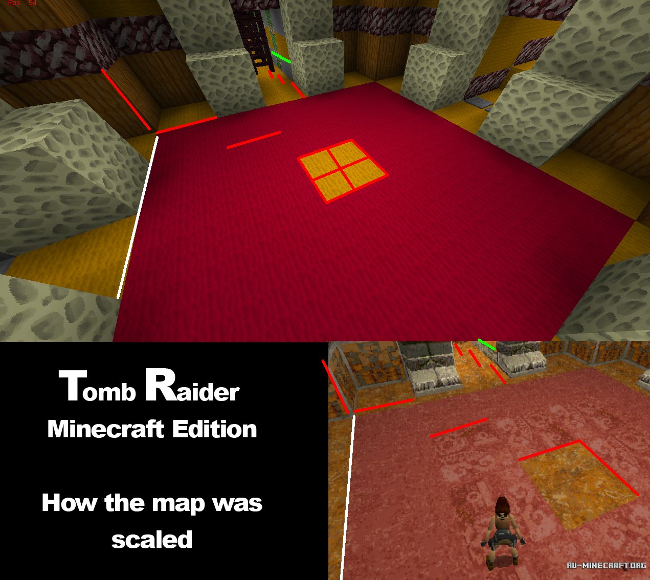 Скачать Tomb Raider - Minecraft Edition для Minecraft