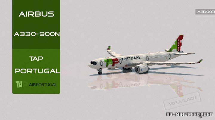 Скачать Airbus A330-900neo для Minecraft