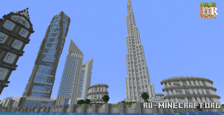 Скачать Dubai Landmarks для Minecraft