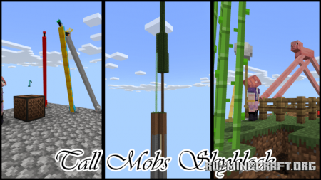 Скачать Tall Mobs Skyblock для Minecraft PE
