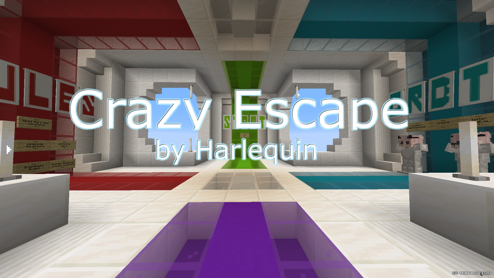 Скачать Crazy Escape для Minecraft