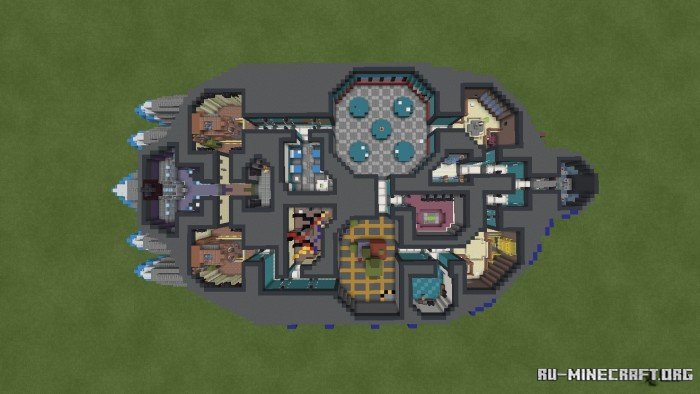 Скачать Among Us Maps Recreated для Minecraft PE