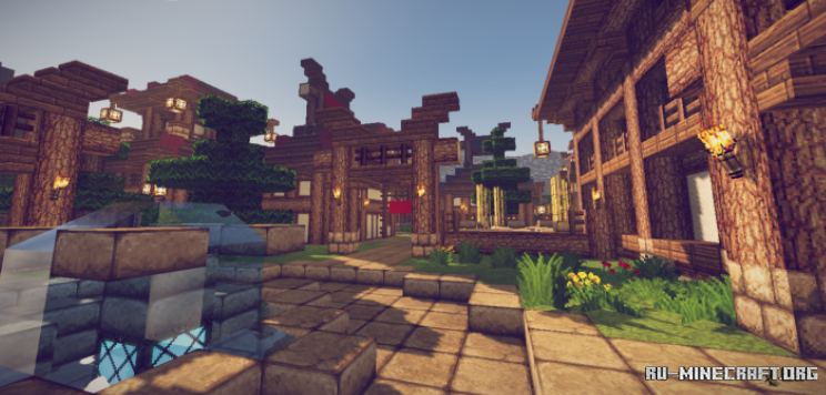 Скачать Japanese Village by Ferendum для Minecraft