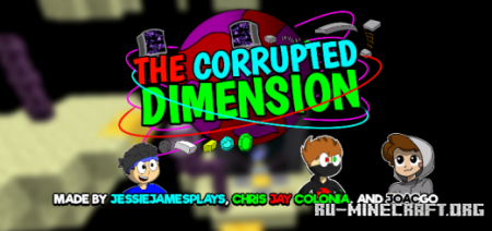 Скачать The Corrupted Dimension для Minecraft PE