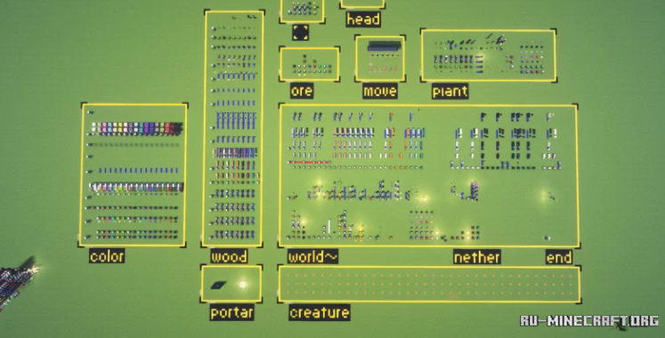 Скачать Resource & Debug map by manazaka для Minecraft
