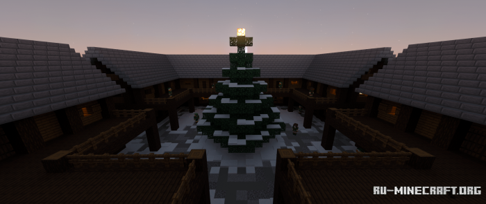 Скачать Santa's Village - A Christmas world для Minecraft PE