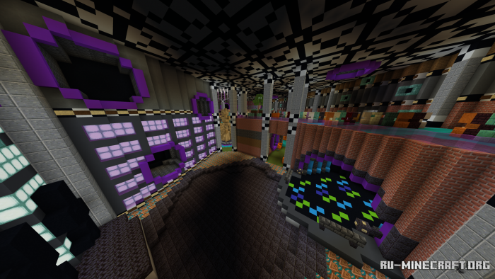 Скачать Functional FNaF Security Breach Map для Minecraft PE