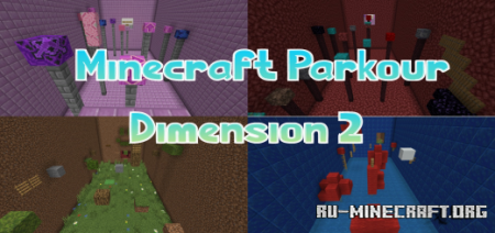 Скачать Minecraft Parkour: Dimensions 2 для Minecraft PE