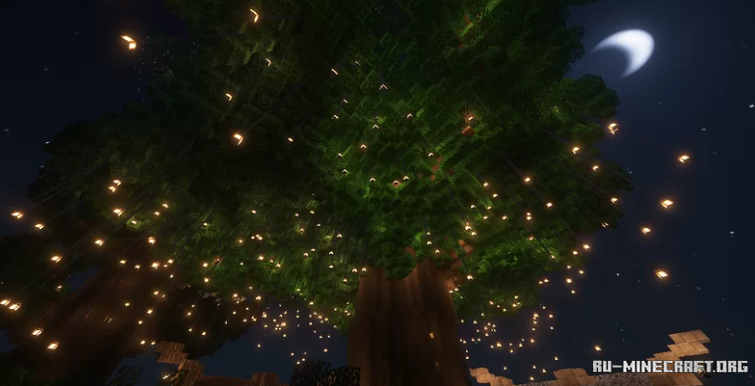 Скачать Custom Style: Oak Treehouse для Minecraft