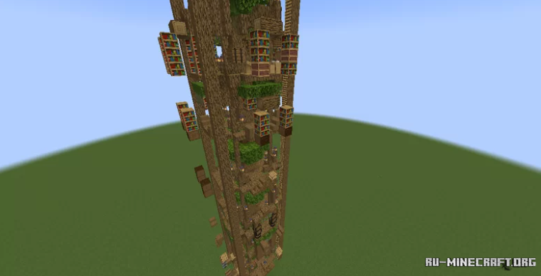 Скачать Custom Style: Oak Treehouse для Minecraft