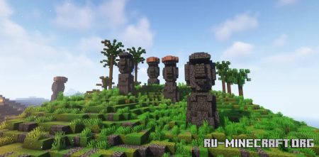 Скачать Moai Island для Minecraft
