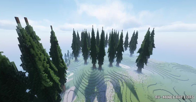 Скачать The Big Trees Minecraft Map для Minecraft