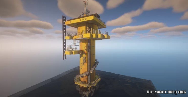 Скачать Oceanographic Observation Tower для Minecraft