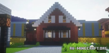 Скачать 1950s canadian typical house для Minecraft