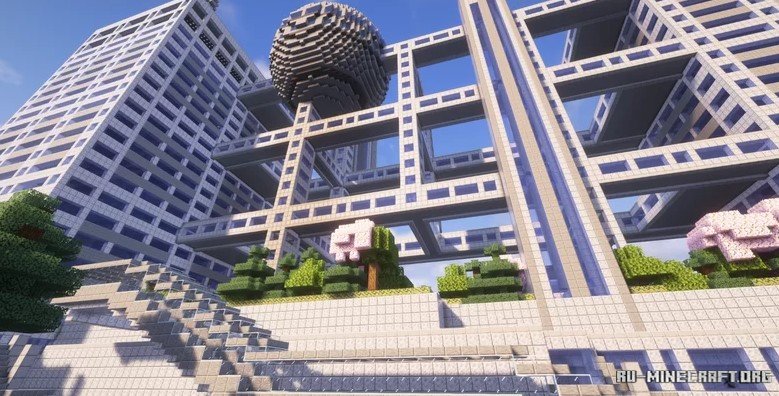 Скачать Fuji Broadcasting Center для Minecraft