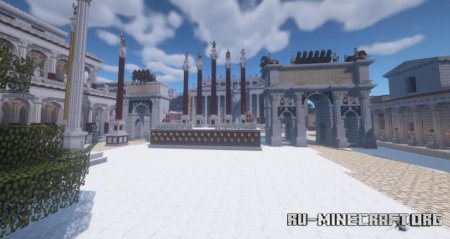 Скачать Forum Romanum V2 (ShellyD) Rome для Minecraft