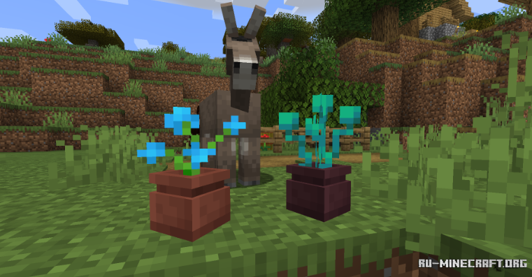 Скачать Fresh Flower Pots: Rotated для Minecraft 1.21.11