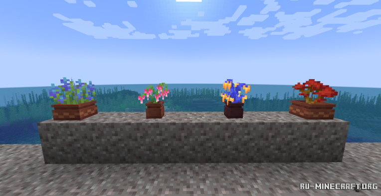 Скачать Fresh Flower Pots Compats для Minecraft 26.1
